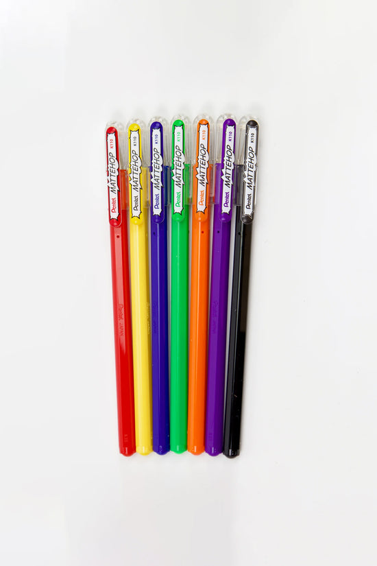 Hybrid Mattehop Gel Pen Set