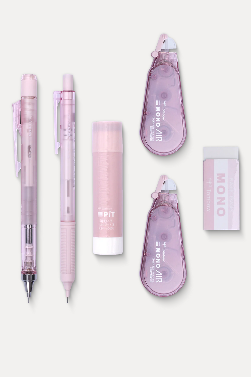MONO PiT Pastel Glass Color Stationery Set