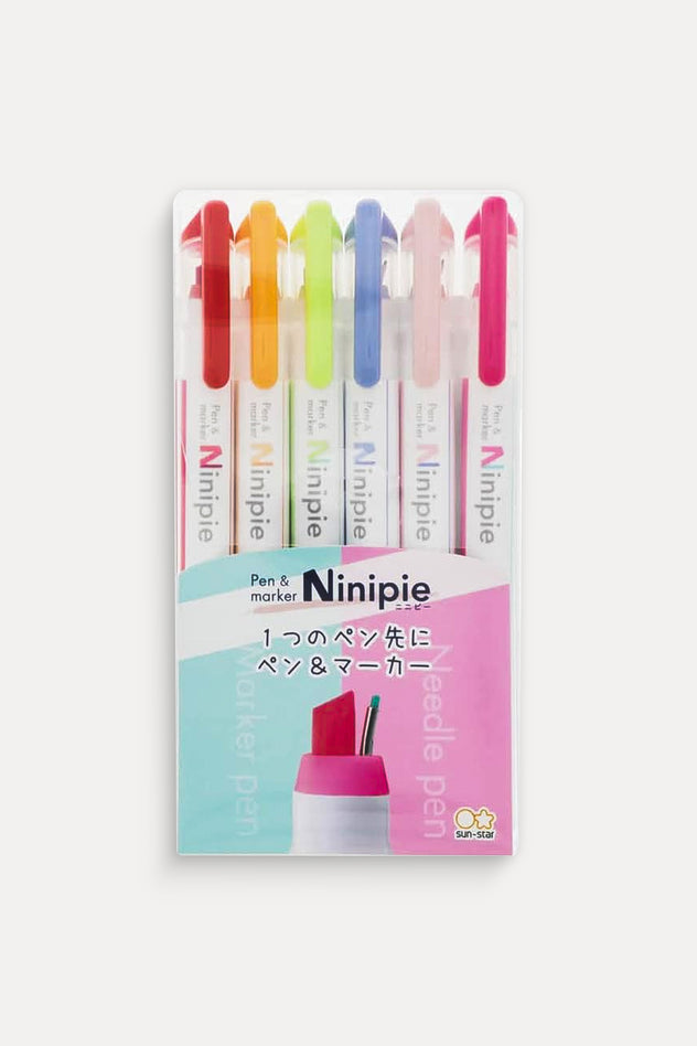 Ninipie Dual Tip Highlighters Set